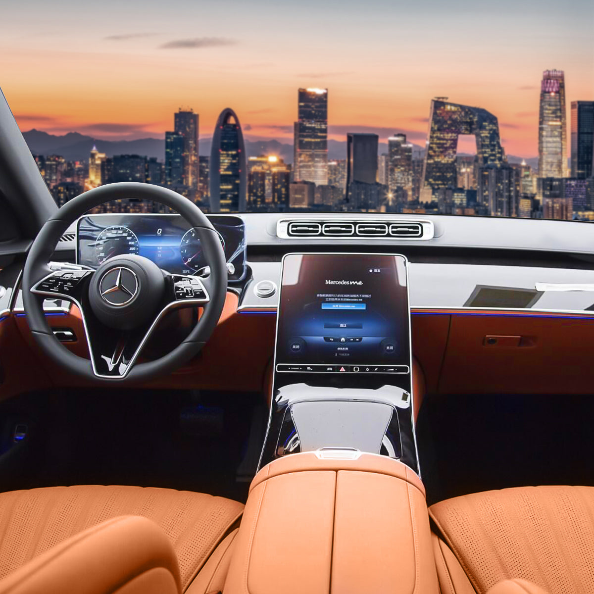 Mercedes Benz S Class Interior Kit For W221 Upgrade To W223 Maybach Ty ...