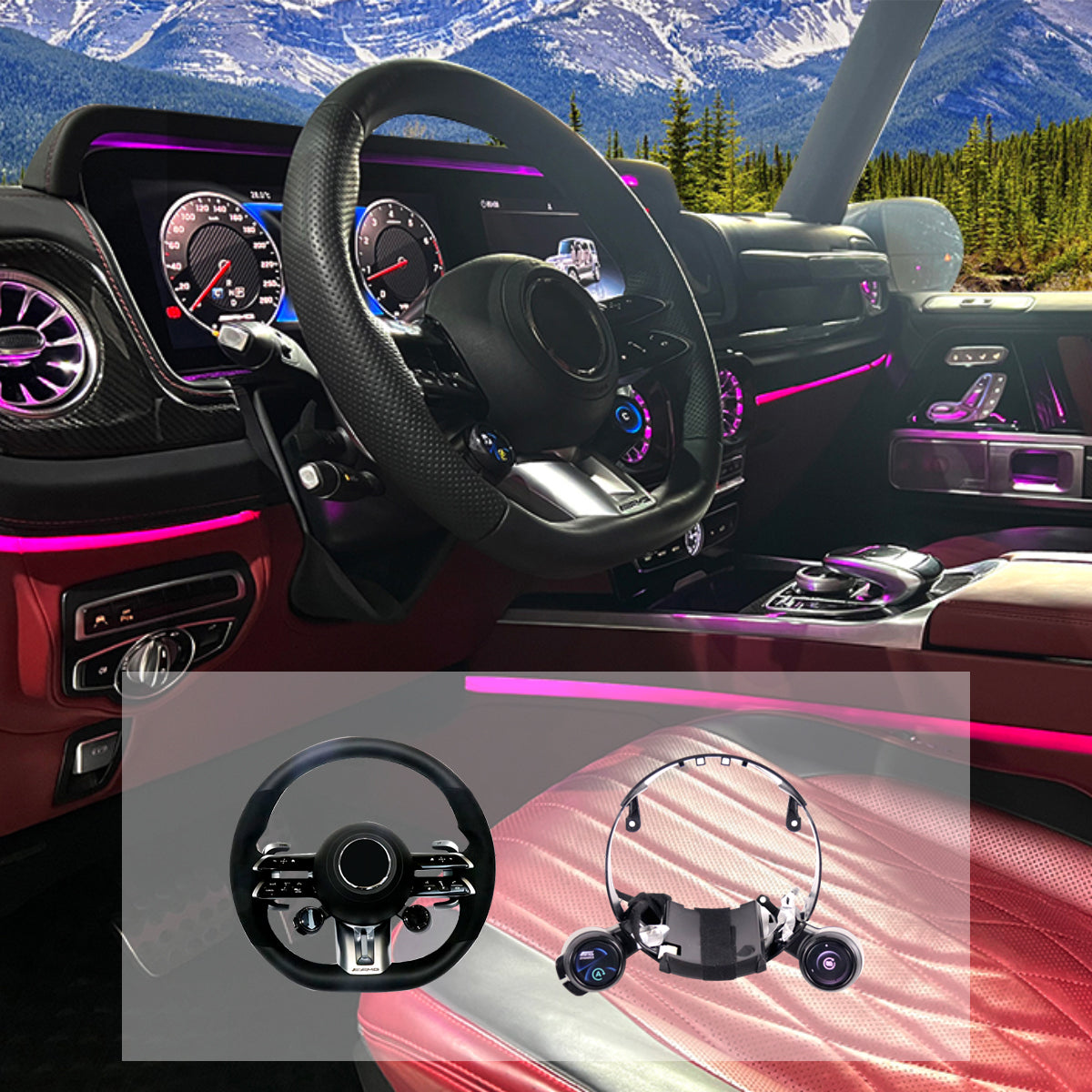 New Item G Class Interior Kit For 2013-2018 Upgrade To G class 2023 Or ...