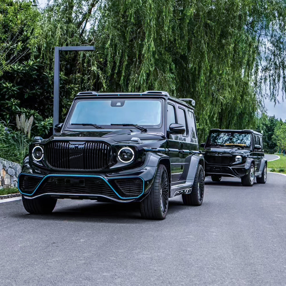 G900 Maybach body kit for G class W464 – Middle