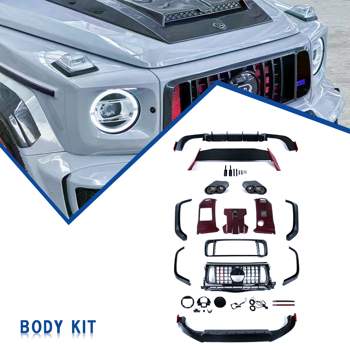 Dry Carbon Fiber Body Kit For Benz G Class W464 2019 Upgrade To Rocket ...